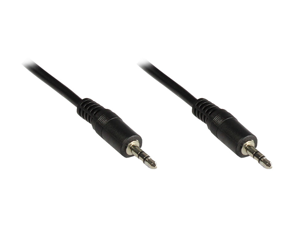 Audiokabel 3,5mm han - han 2,5m - Jack kabel - BWS Computers ApS