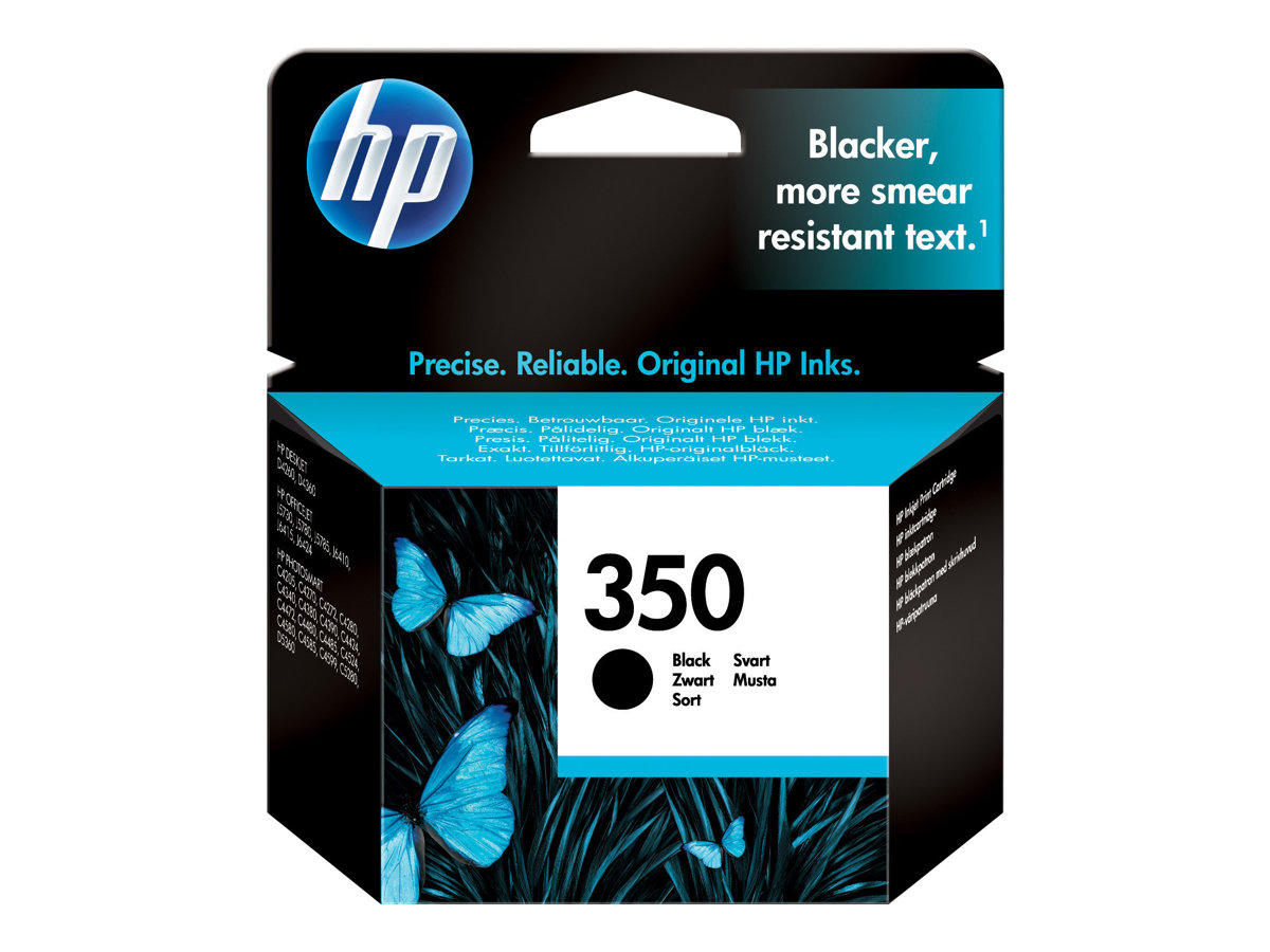 HP 350 Ink black Vivera Blister - HP - BWS Computers ApS