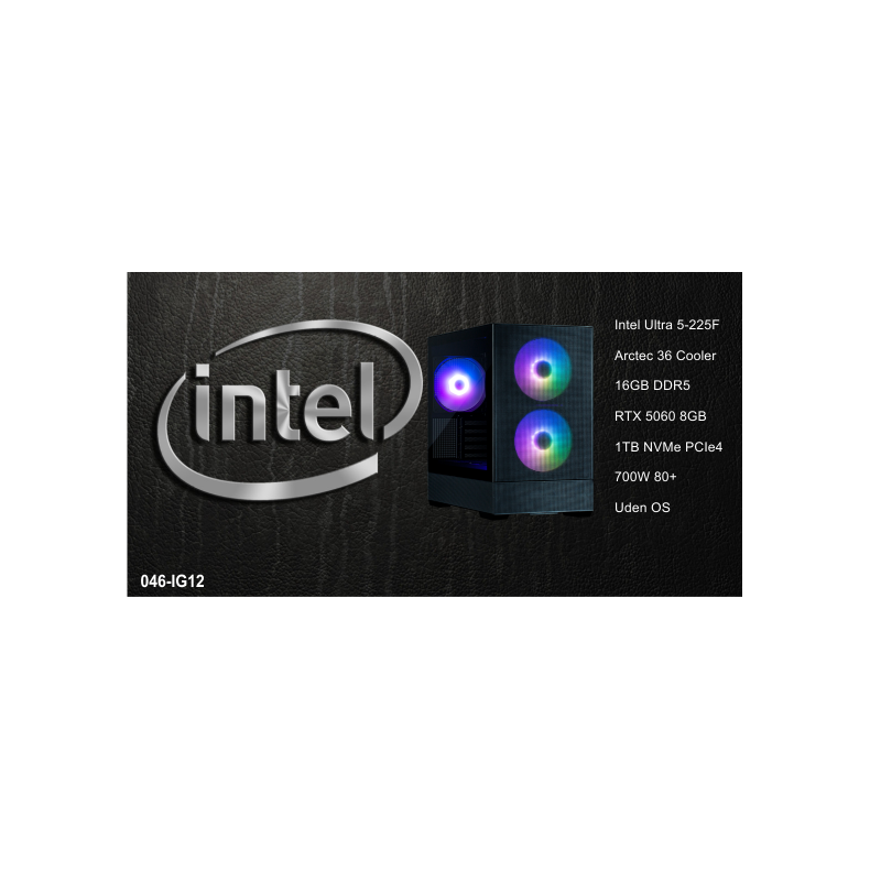 Luc Computer IG12 Intel Ultra 5 225F 16GB DDR5 RTX 5060 - LUC Gamer ...