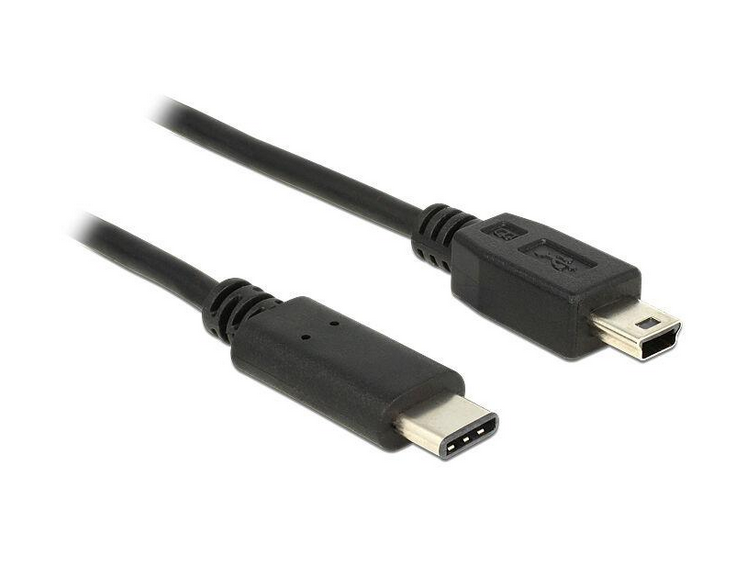 USB C HAN til USB 2.0 Mini- B 1m - USB Adaptor - BWS Computers ApS